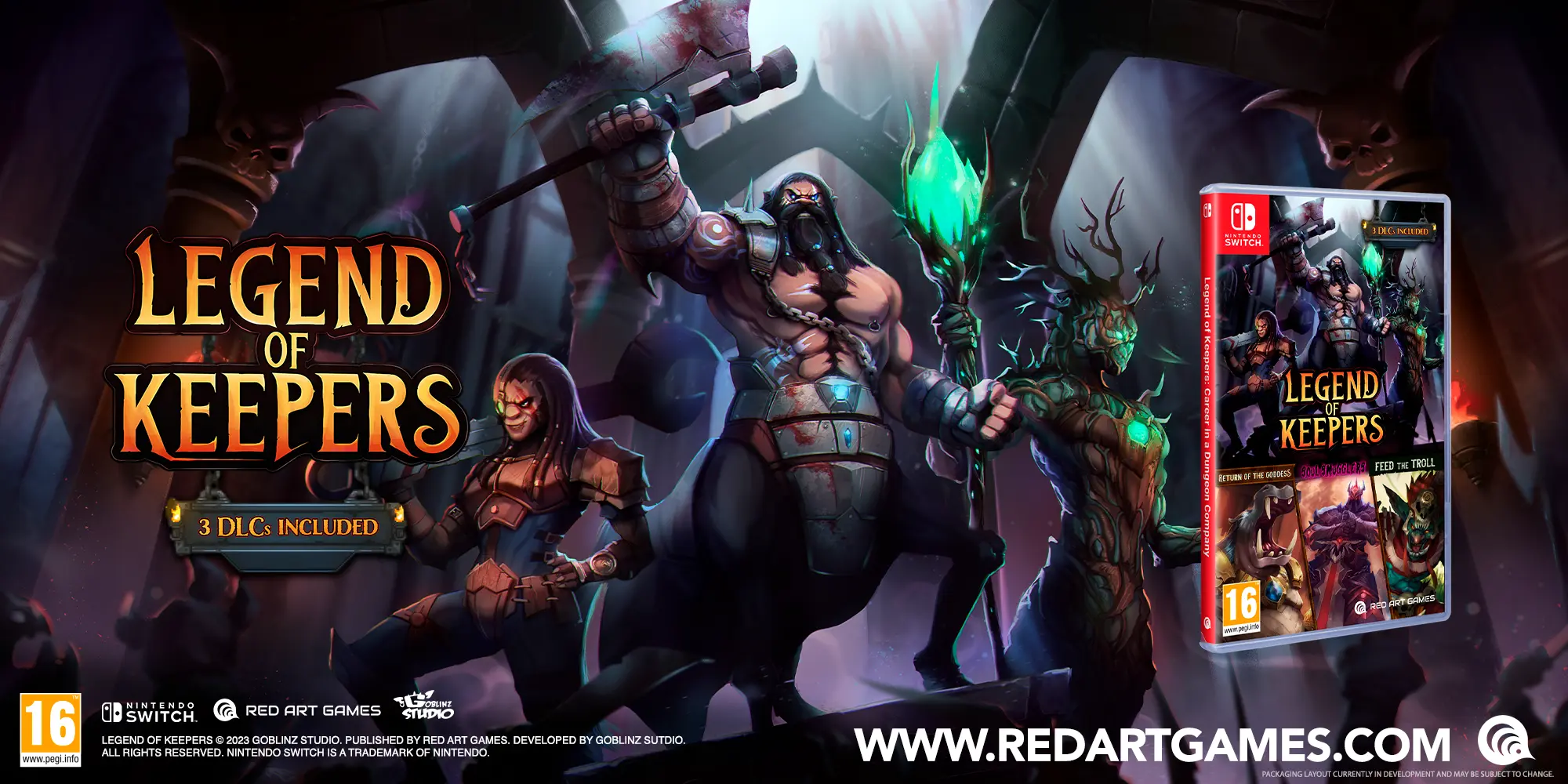 Legend of Keepers: Careers of a Dungeon llegará en físico